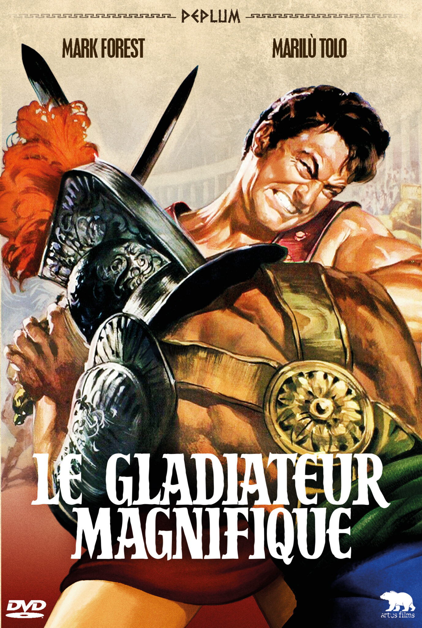 THE MAGNIFICENT GLADIATOR Artus Films DVD By The Gods 